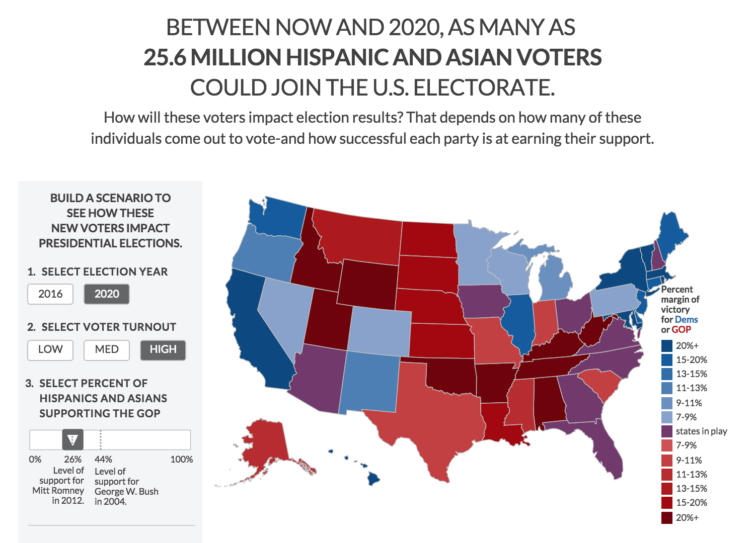 Interactive Map Projects Potential Impact of Hispanic and Asian Voters ... Interactive Map Projects Potential Impact of Hispanic and Asian Voters ...